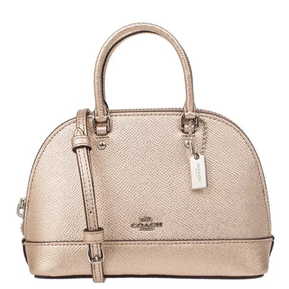 Coach | Bags | Coach Nwt Metallic Micro Mini Satchel Bag | Poshmark
